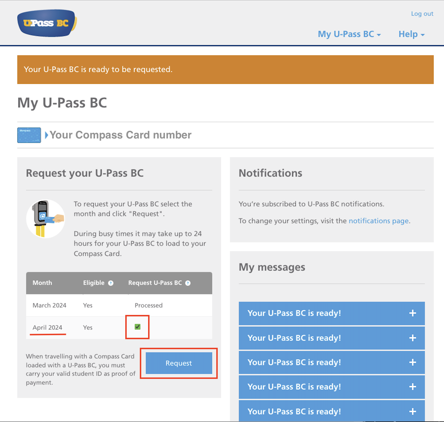 Applying for U-Pass - myBCIT Guide