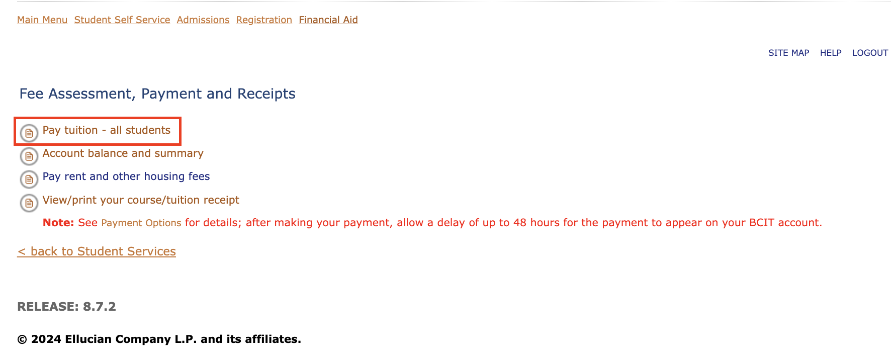 Paying commitment fee and tuition - myBCIT Guide