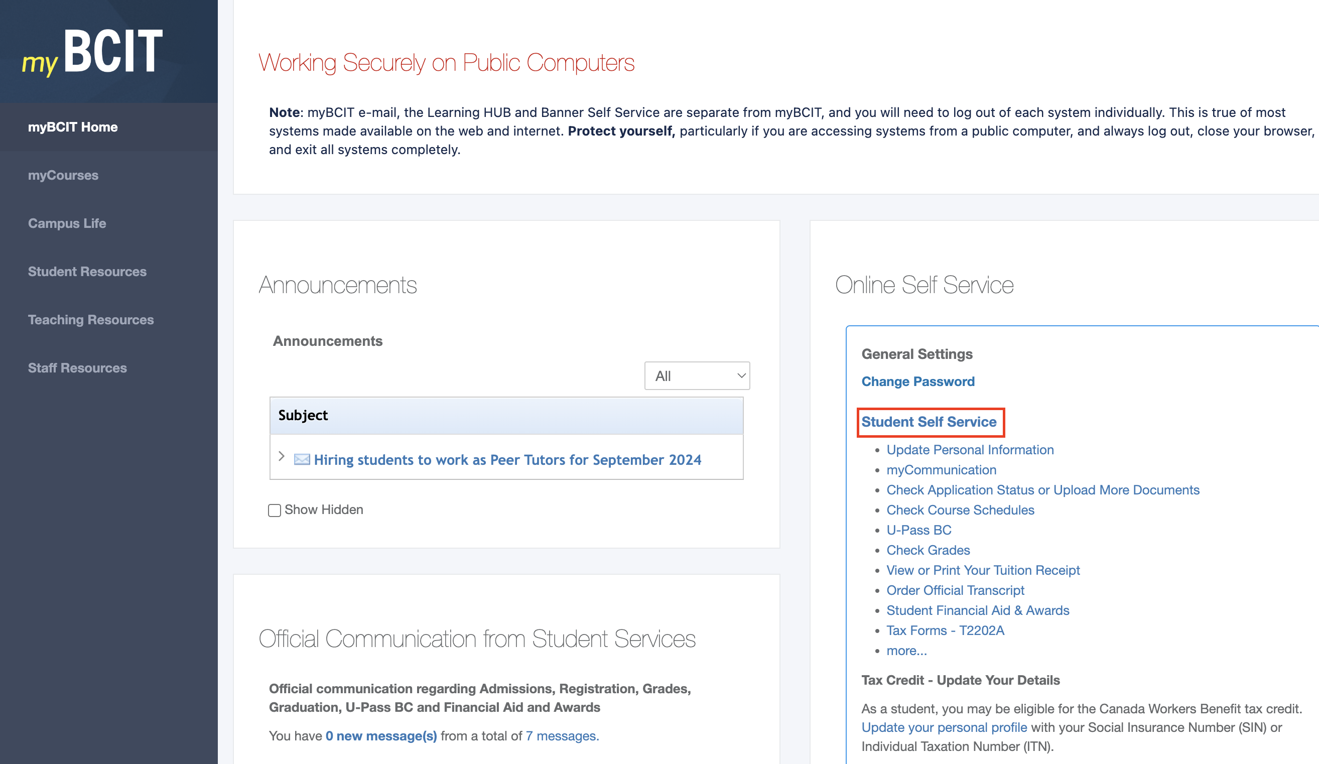 Paying commitment fee and tuition - myBCIT Guide